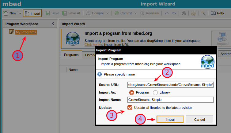 GroveStreams STMicroelectronics - Quick Start